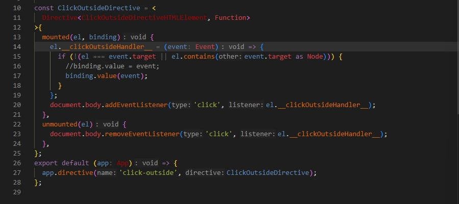 Directives personnalisées avec Vue 3 et TypeScript Directives personnalisées avec Vue 3 et TypeScript